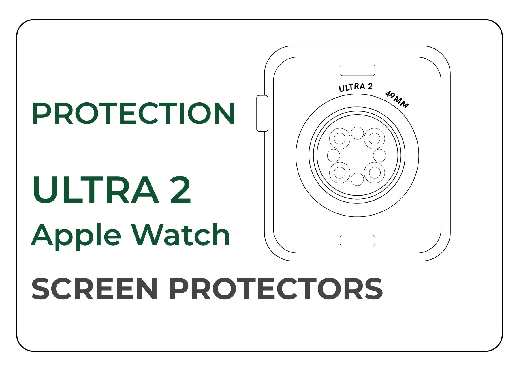 Shop Apple Watch Ultra 2 Screen Protector – 49mm Edge-to-Edge Film – Friday
