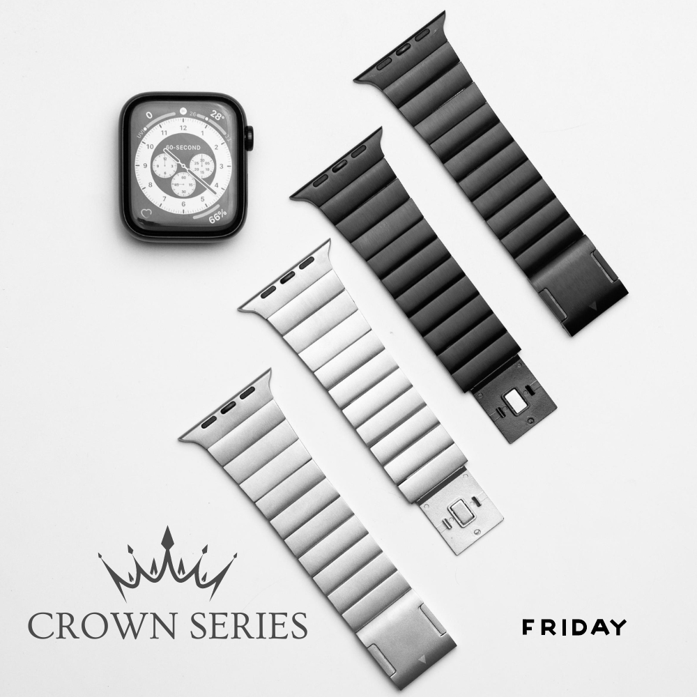 Crown Series Premium Metal Apple Watch Straps | Stainless Steel | Frid ...