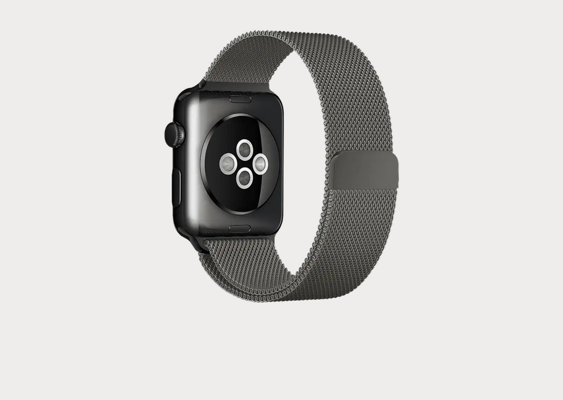 Graphite Black Apple Milanese Loop Magnetic Fit Watch Band | Friday