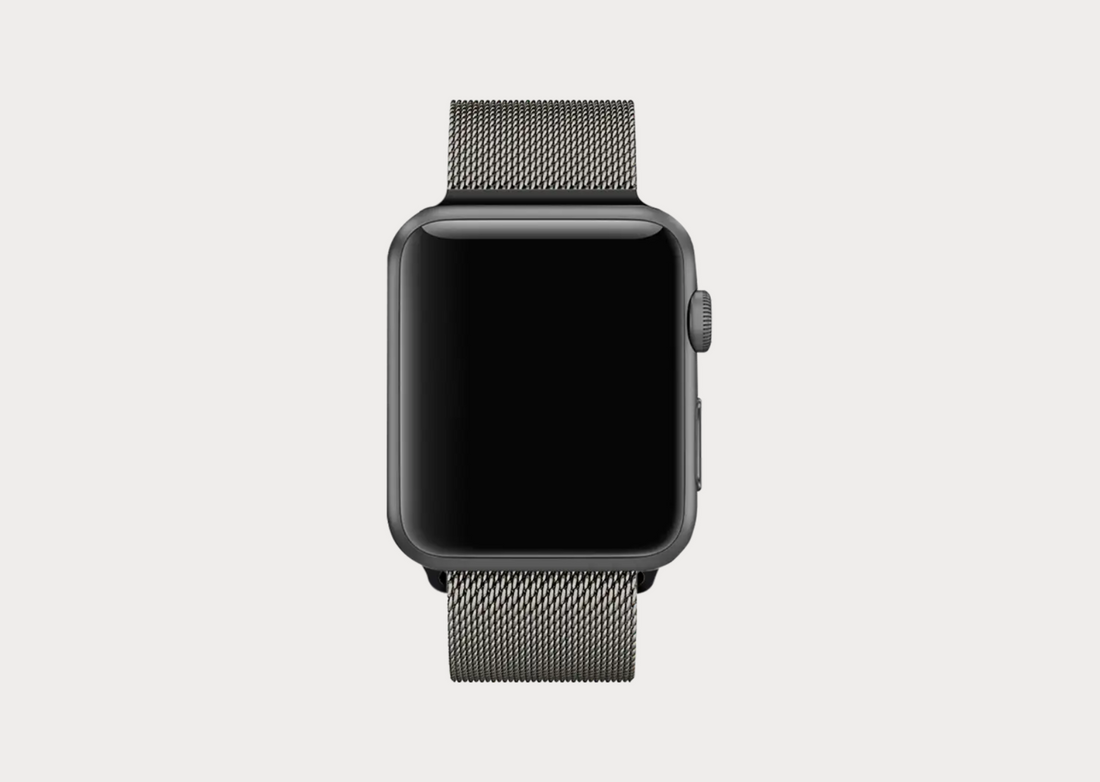Graphite Black Apple Milanese Loop Magnetic Fit Watch Band | Friday